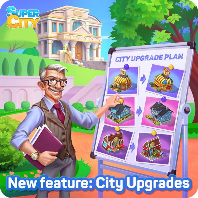 SuperCity: New Building Upgrades! – SuperCityGameTips