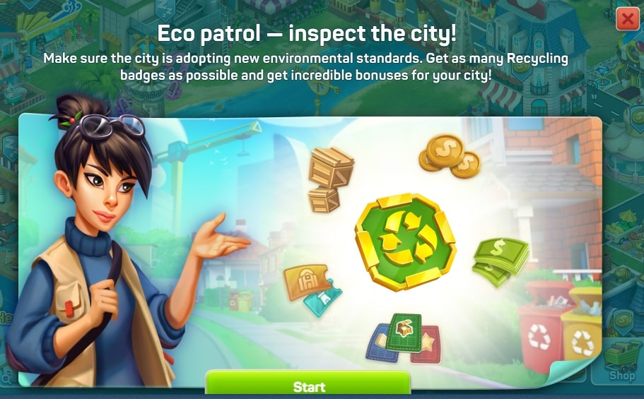 SuperCity Eco Patrol #2: Inspect the City! (July 2023 For 14 Days ...