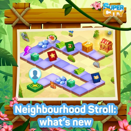 Relaunch of the Neighborhood Stroll Game! – SuperCityGameTips
