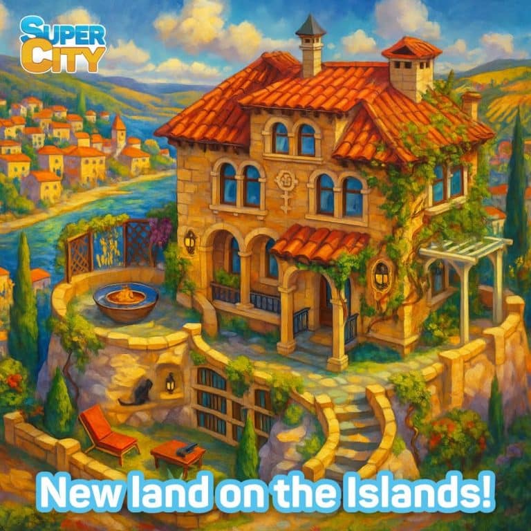 SuperCity New Lands on the Islands! – SuperCityGameTips